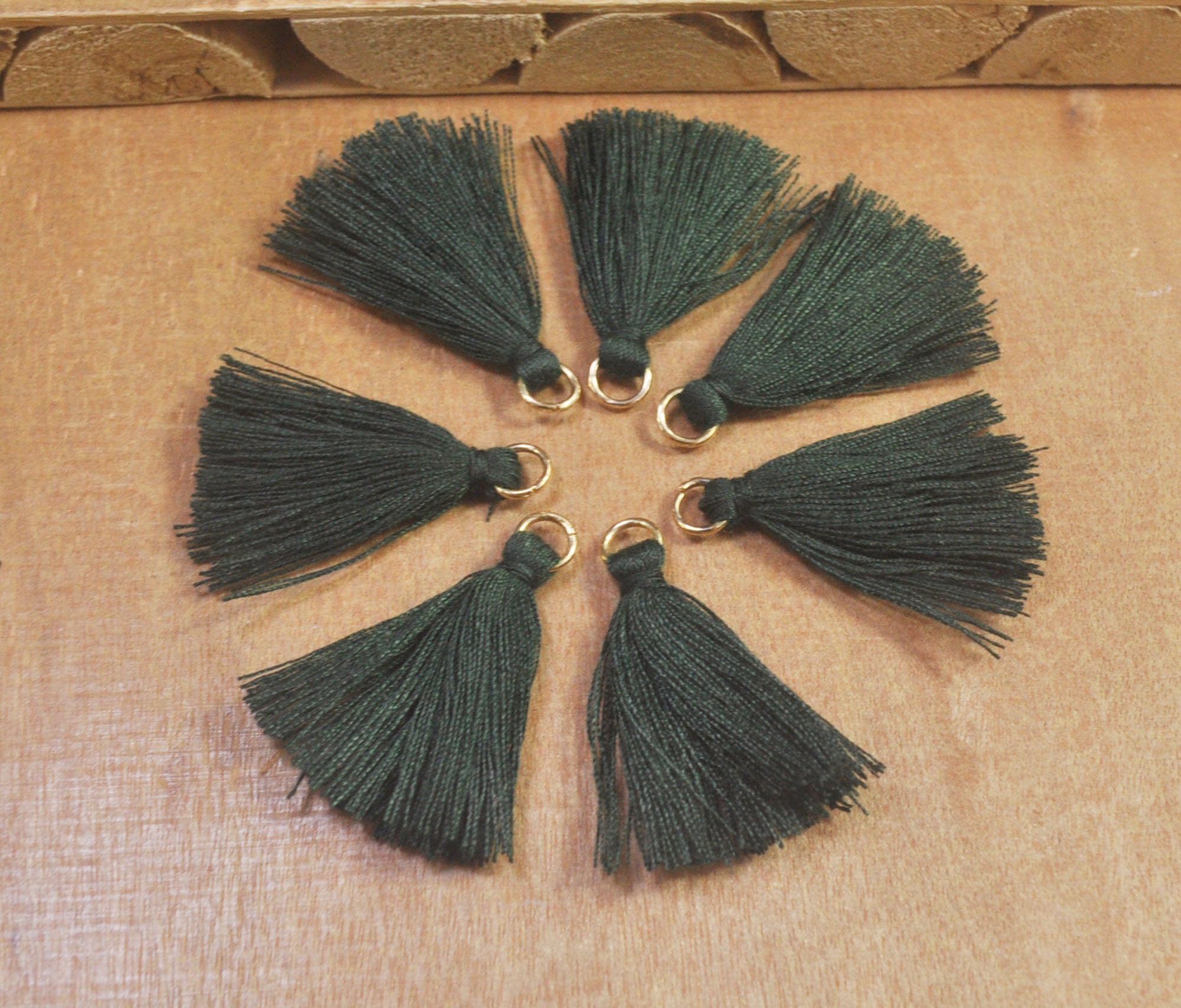 Army Green Tassel,20pcs Mini Cotton Tassels,3cm Cotton Tassels With ...