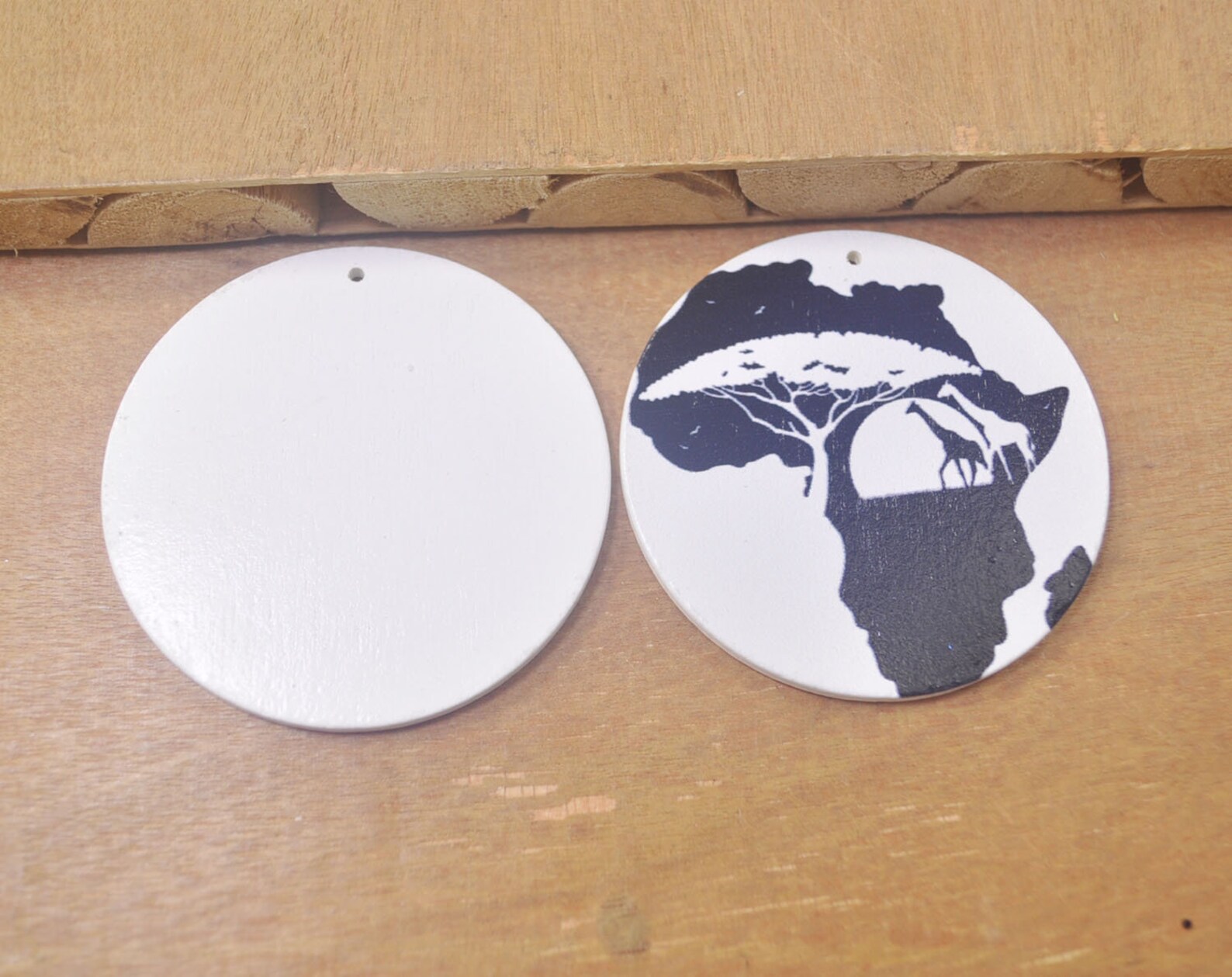 6pcs DIY Wooden Map Earrings,african Wood Earring,african Map Earrings ...