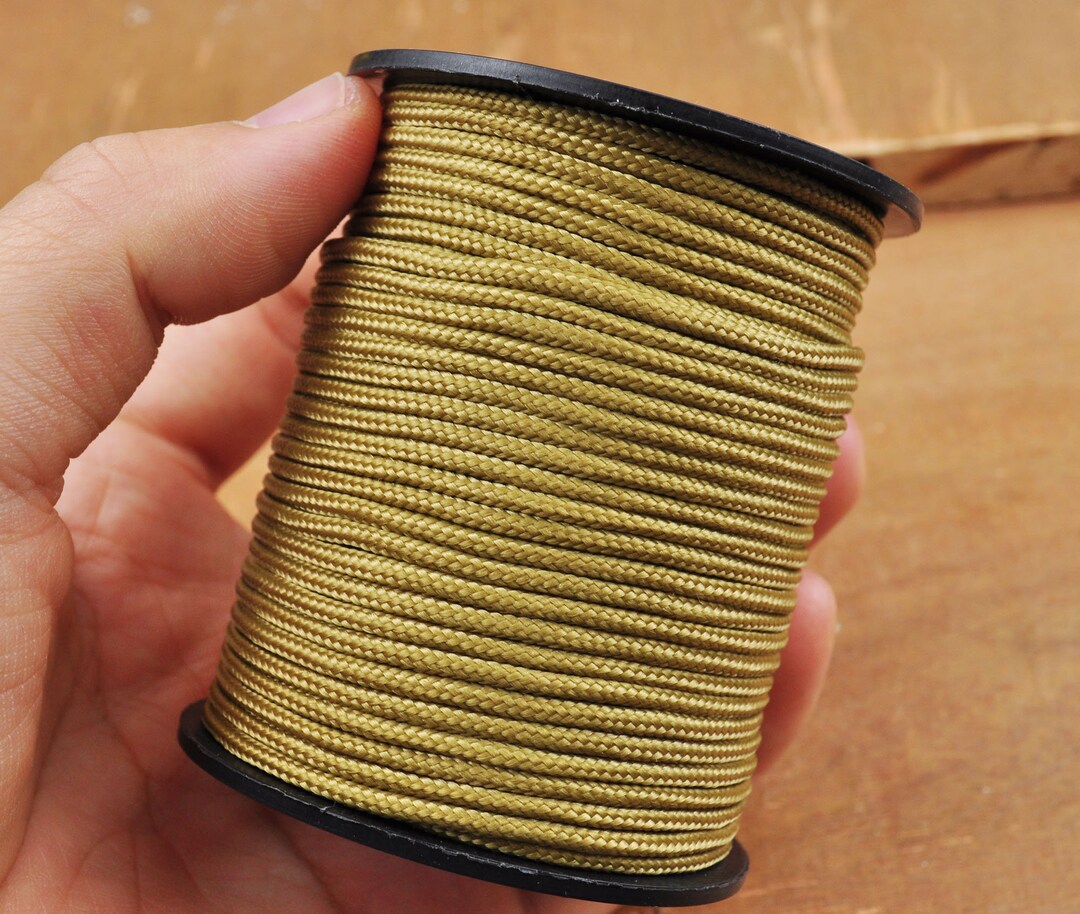 30/50/100 Yards,2mm Deep Khaki Nylon Cords/ropes/strings,nylon Braided ...
