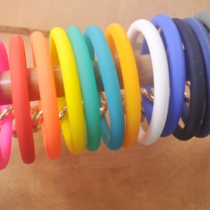Silicone Bangle Bracelet Keychain,key Saver,lanyard Bracelet,keyring ...