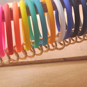 Silicone Bangle Bracelet Keychain,key Saver,lanyard Bracelet,keyring ...