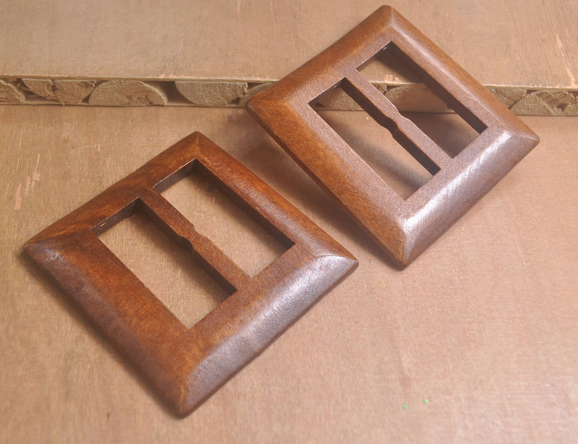 2pcs Wood Bucklewood Buckle Square Buttonwood Belt - Etsy