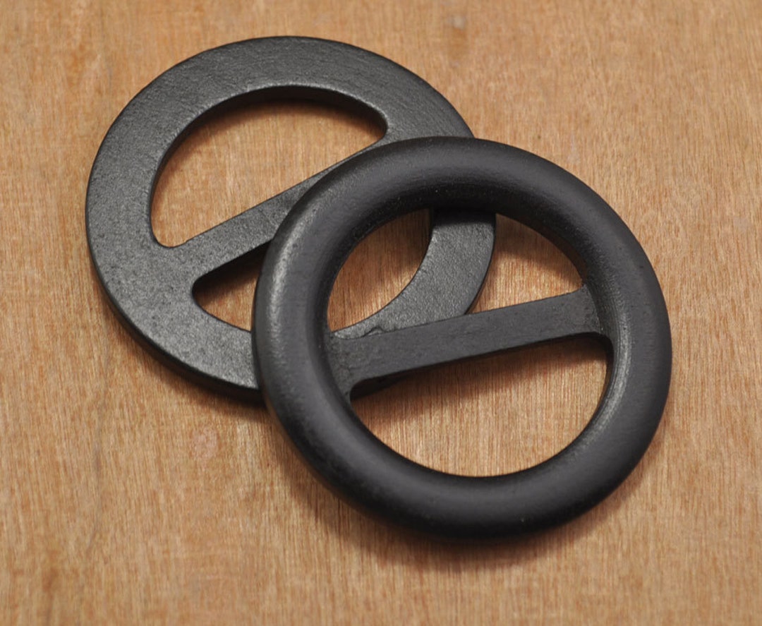 Wood Buckle,8pcs 59mm Black Wood Buckle Wooden Belt Buckle,round ...
