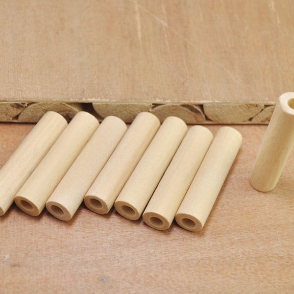 Hollow Wood Tube - Etsy UK