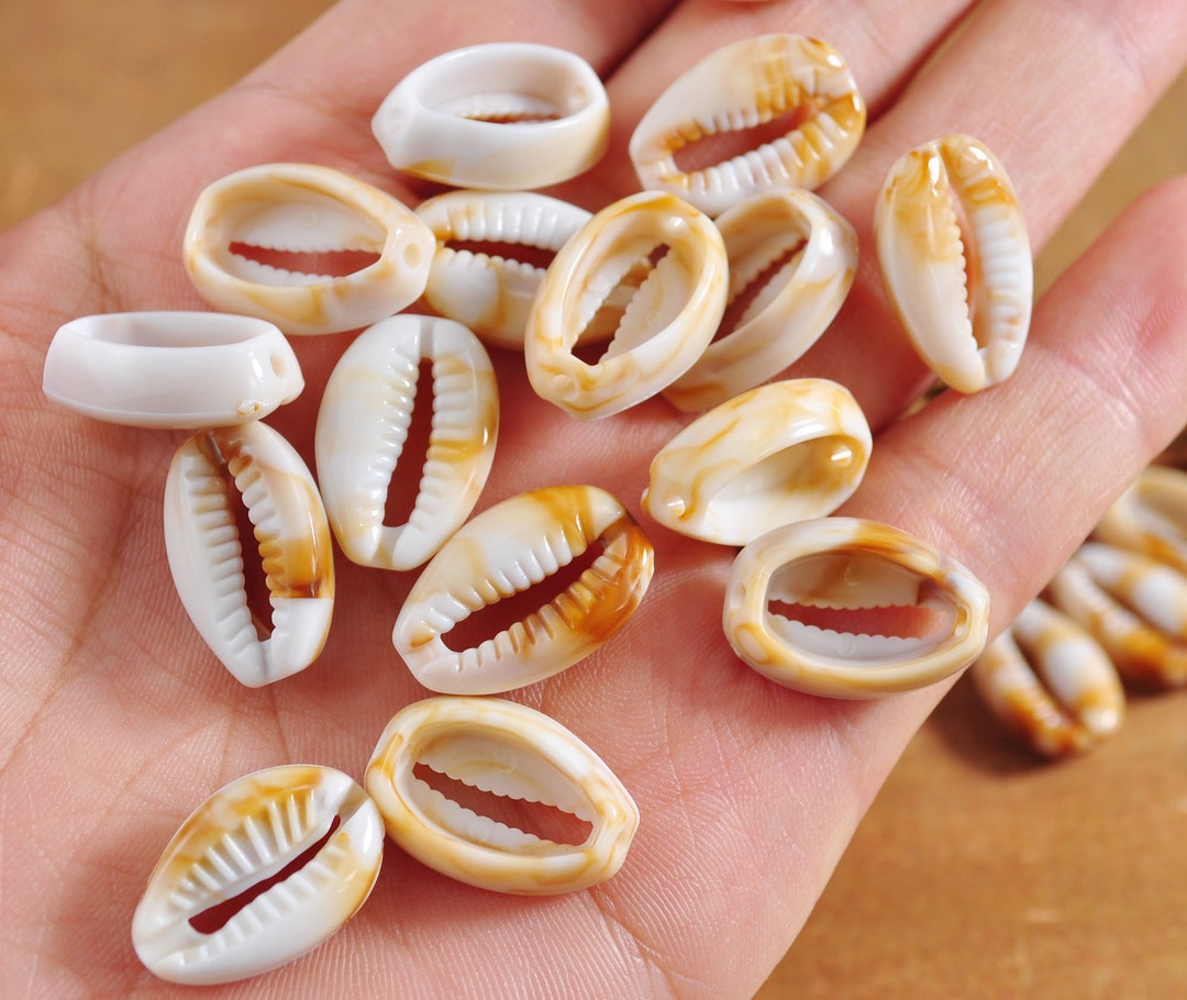 100 Sliced Acrylic Shells, Shell Charms, Shell Beads,shell Beads for ...