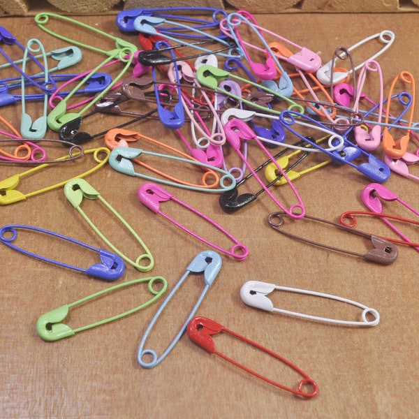 Colored Safety Pins - Etsy