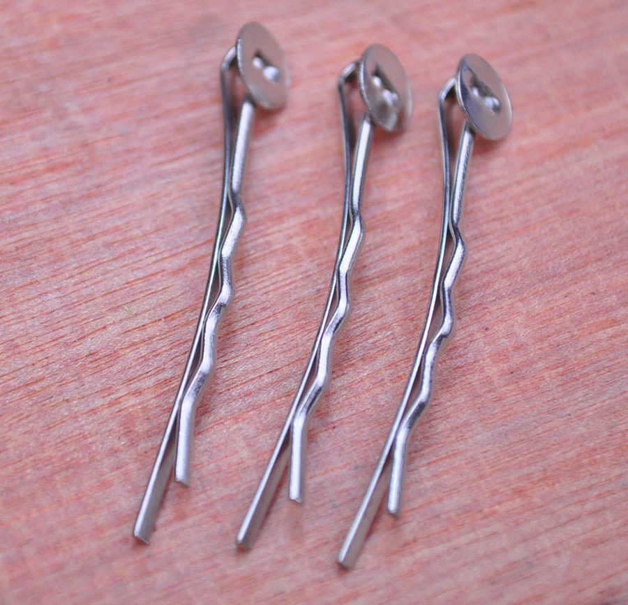 Silver Bobby Pinwholesale Lot 100pcs Silver Metal Bobby Pins - Etsy