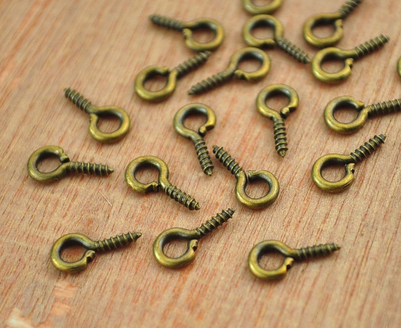 Eye Hook Screwantique Bronze/gold/silver Color Eye Screw - Etsy