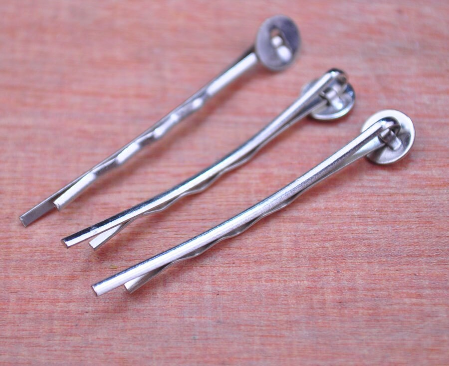 Silver Bobby Pinwholesale Lot 100pcs Silver Metal Bobby Pins - Etsy