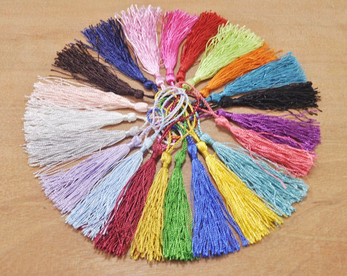 50pcs or 100pcs Mix Color Mini Tassels3cm Cotton Tassels DIY - Etsy