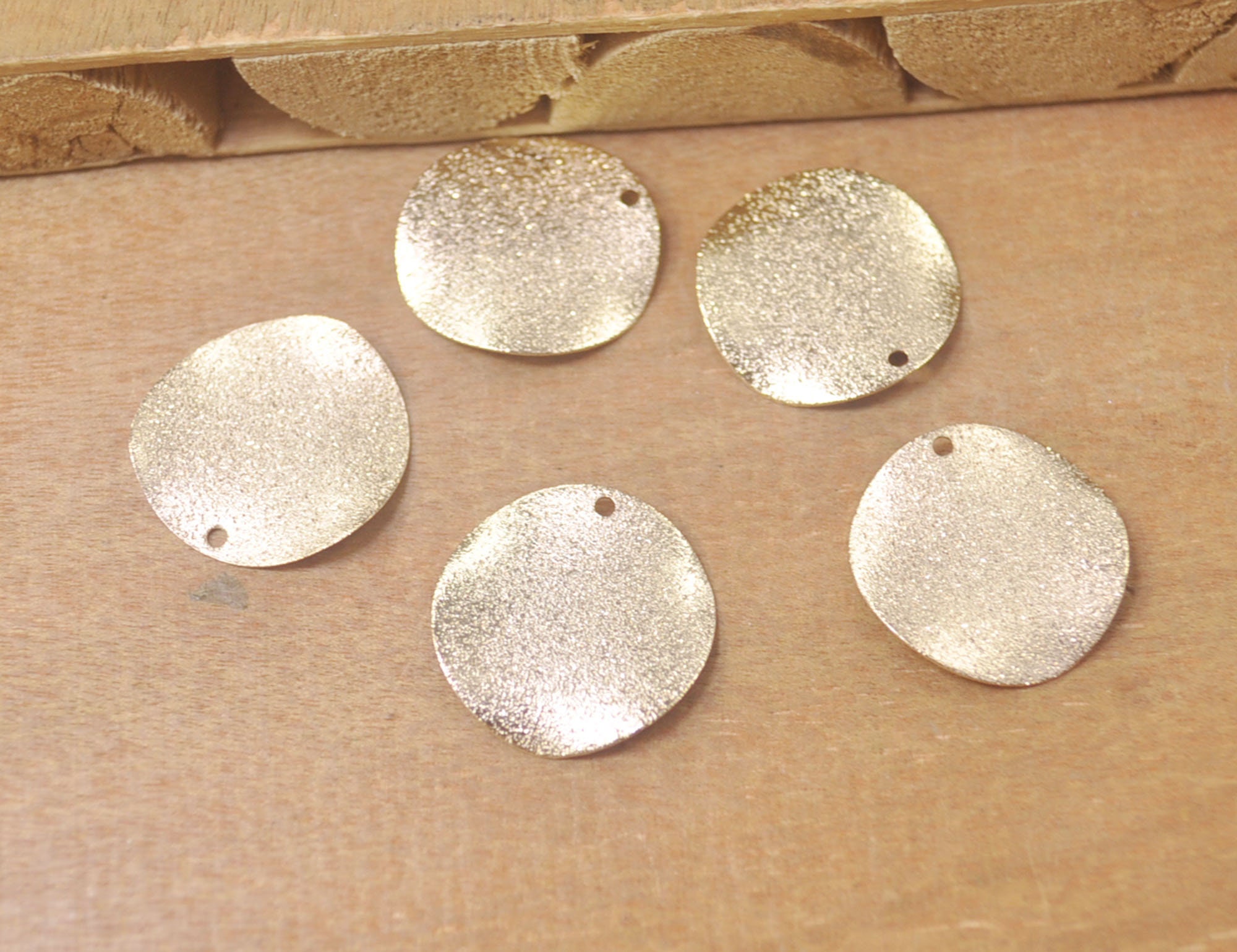10pcs Gold Plated Brass Disc Charms 20mm Round Coin - Etsy