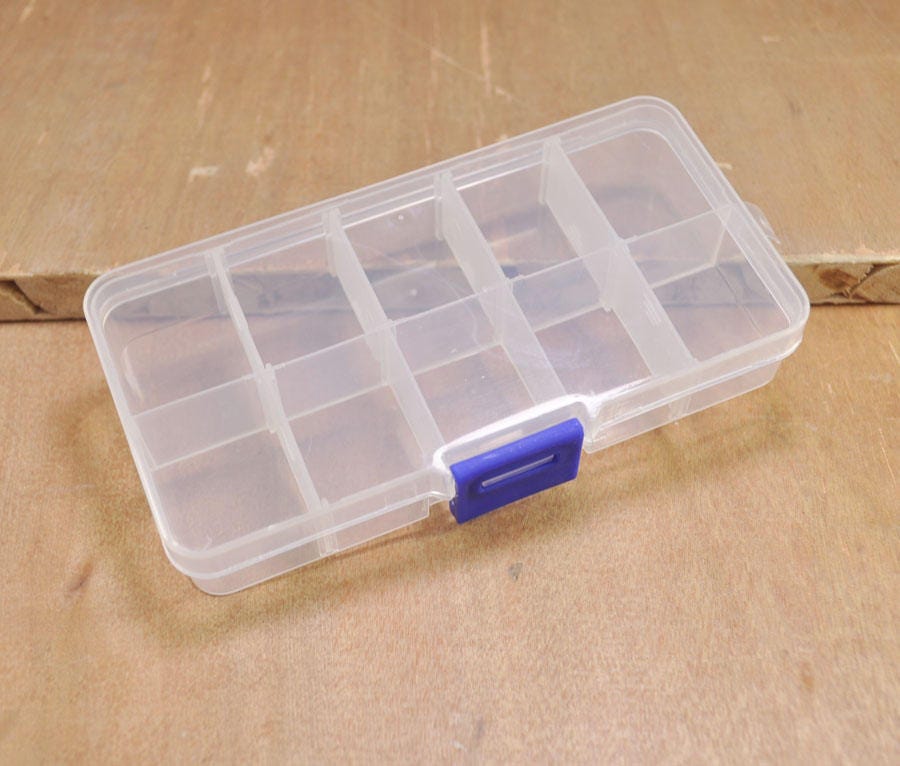 5pcs of Adjustable Plastic Storage Bead Container Box Case10 - Etsy