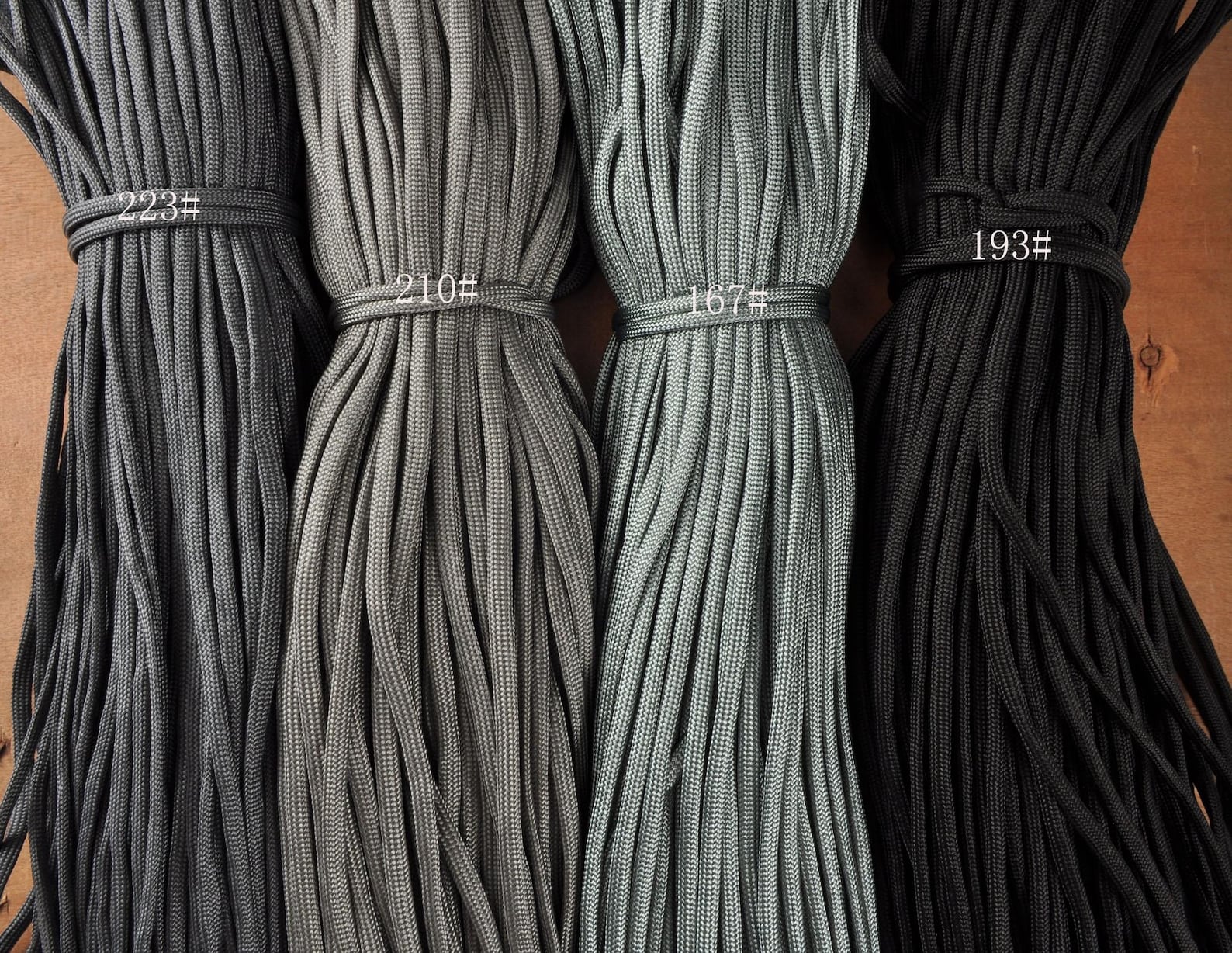 50 Colors Paracord Rope,4mm Braided Cord,craft Paracord, Soft and ...