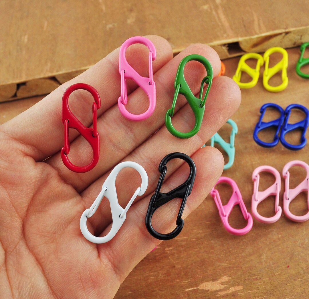 S-shaped Alloy Spring Clasp, 13 Colors, Double Gated Spring Snap Hook ...