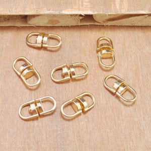 50pcs Gold Swivel Key Ring Connectors Perfect for Key Chain | Etsy