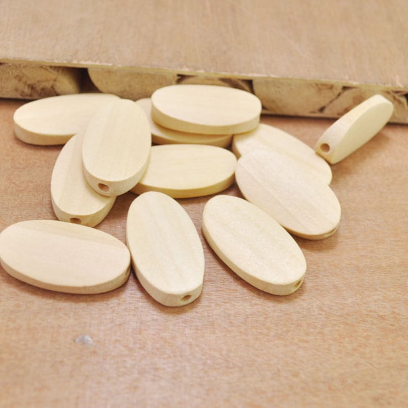 Flat Oval Bead - Etsy