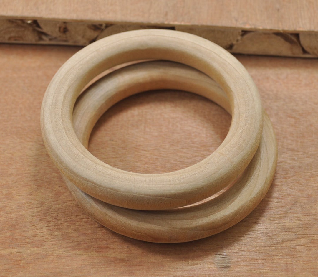 Large Wood Rings,10pcs 78mm Unfinished Wooden Rings Sale,wooden Ring ...