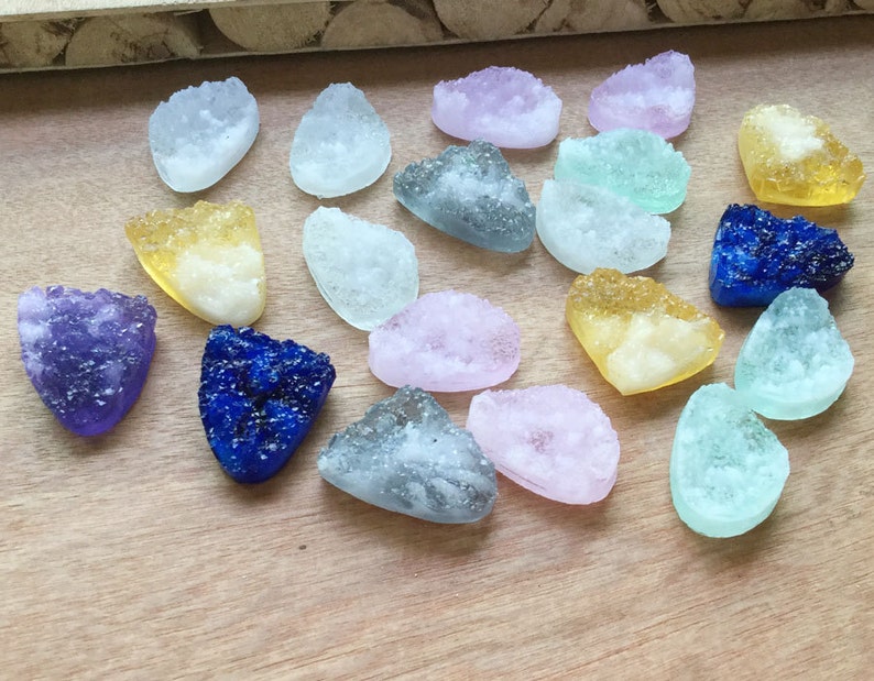 Irregular Resin Cabochons10pcs Colorful Color Resin Cabochon - Etsy