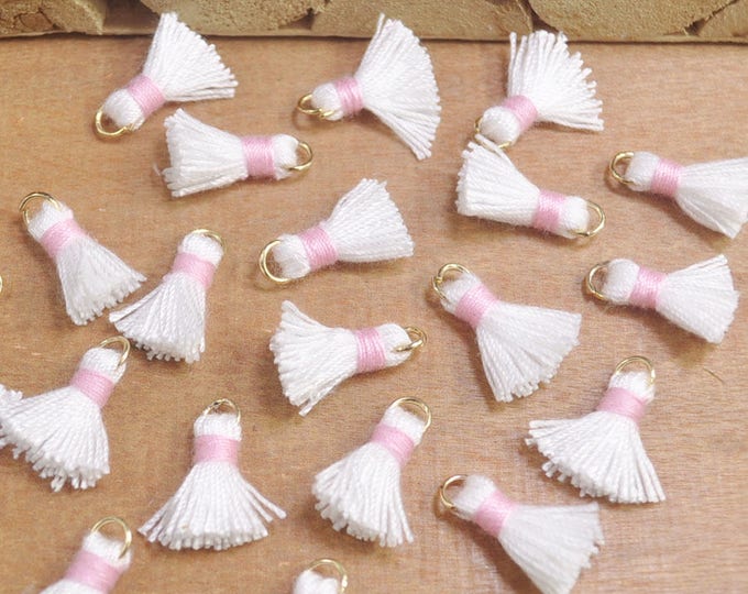 10 Pcs of Mini Tassels DIY Craft Supplies Jewelry Tassels Chunky Tassel ...