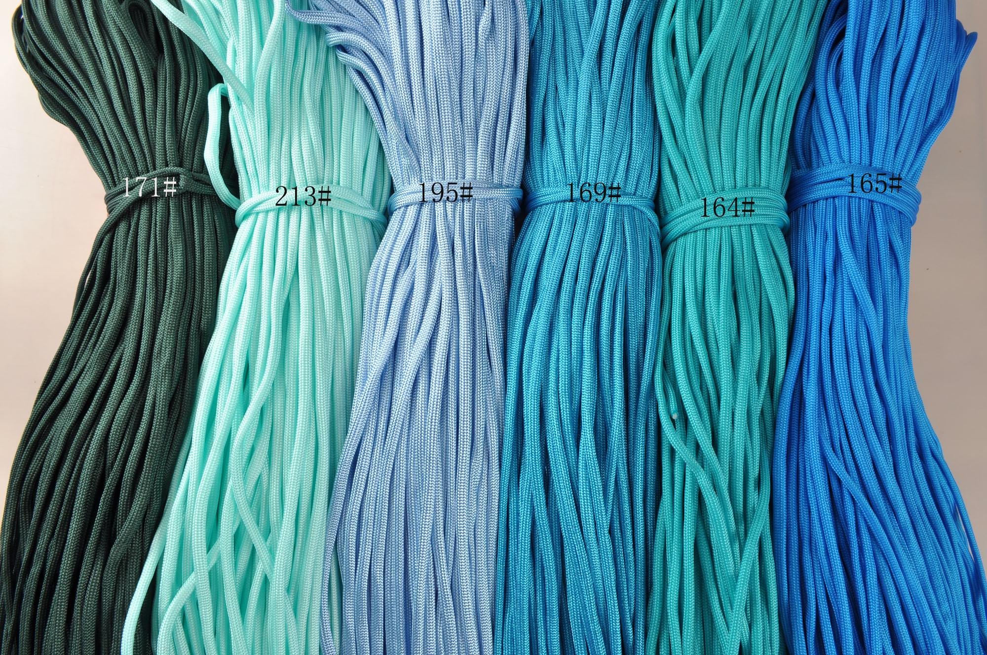 50 Colors Paracord Rope,4mm Braided Cord,craft Paracord, Soft and ...
