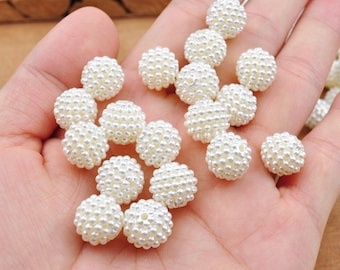 30-200pcs White Square Shape, Small Square Beads, Cubic Beads, Acrylic ...