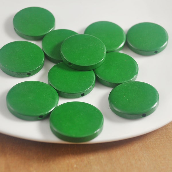 Flat Round Beads - Etsy