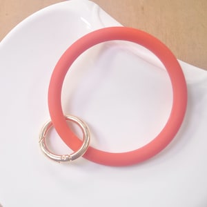 Silicone Bangle Bracelet Keychain,key Saver,lanyard Bracelet,keyring ...