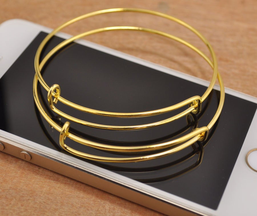 Wholesale Adjustable Bangle Bracelet100pcs Gold Adjustable | Etsy