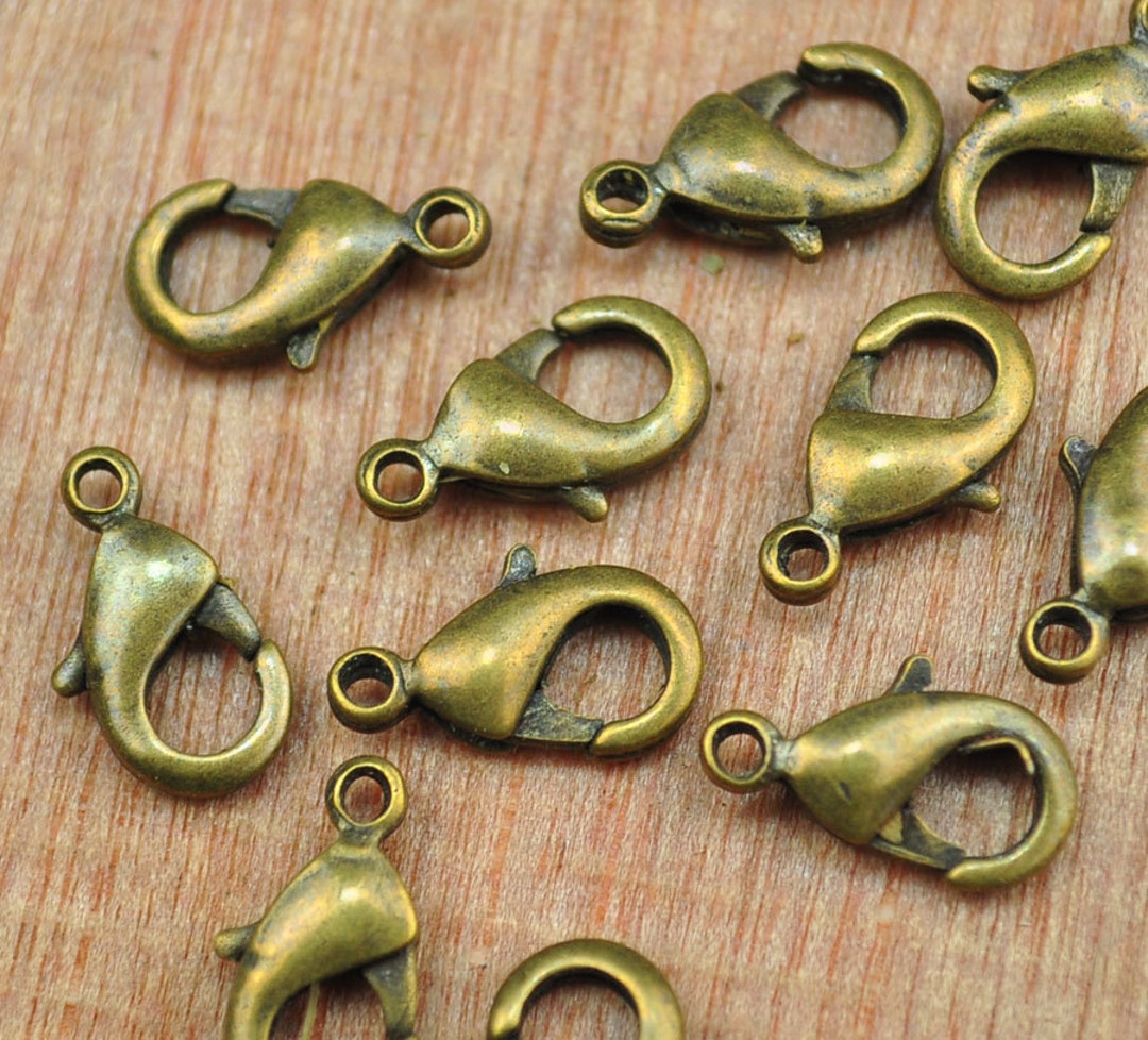 Brass Lobster Clasps,50pcs Bronze Lobster Clasps,lobster Clasps Closure ...