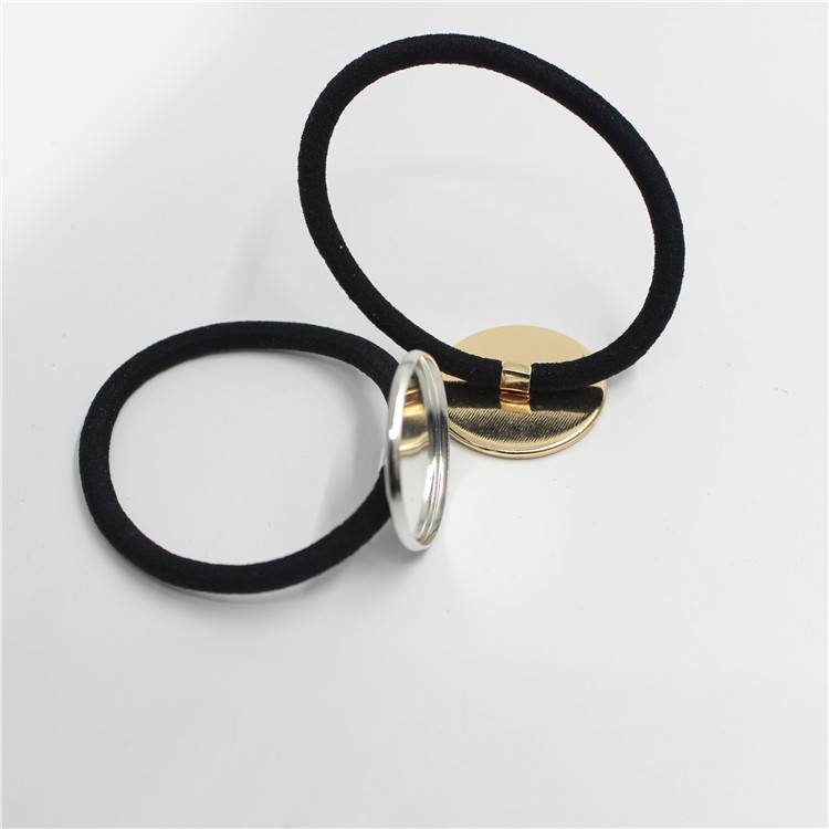 10pcs Hair Elastic Ring W/ 20mm/25mm KC Gold and White K Round | Etsy