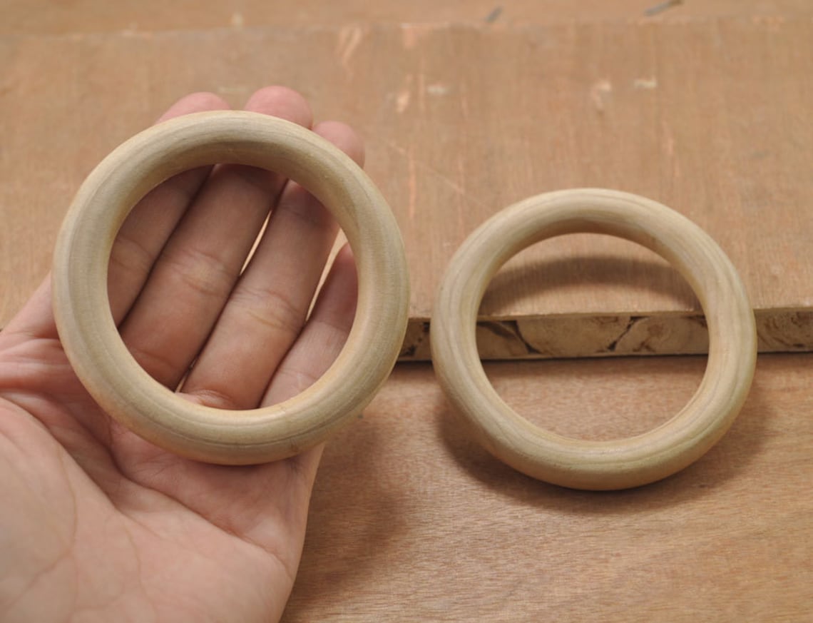 Large Wood Rings,10pcs 78mm Unfinished Wooden Rings Sale,wooden Ring ...