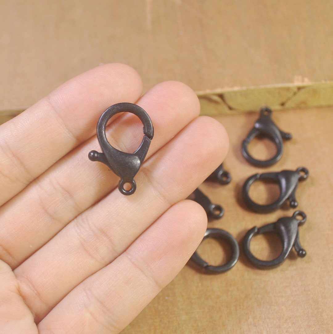 Black--30pcs Small Plastic Lobster Clasp,glasses Chain Clasps,handbag ...