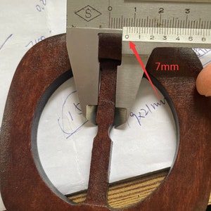 2pcs Big Wood Buckle,wood Buckle Square Button,wood Belt Buckles,brown ...