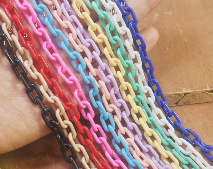 2-50pieces 4.5mm Plastic Chain for Craft 20 Inch Plastic - Etsy