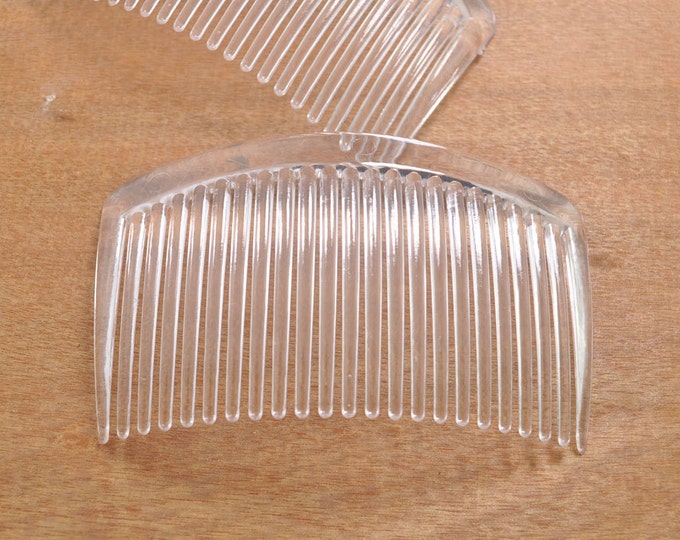 50pcs 8 Teeth Silver Metal Hair Combs Silver Plated Comb - Etsy