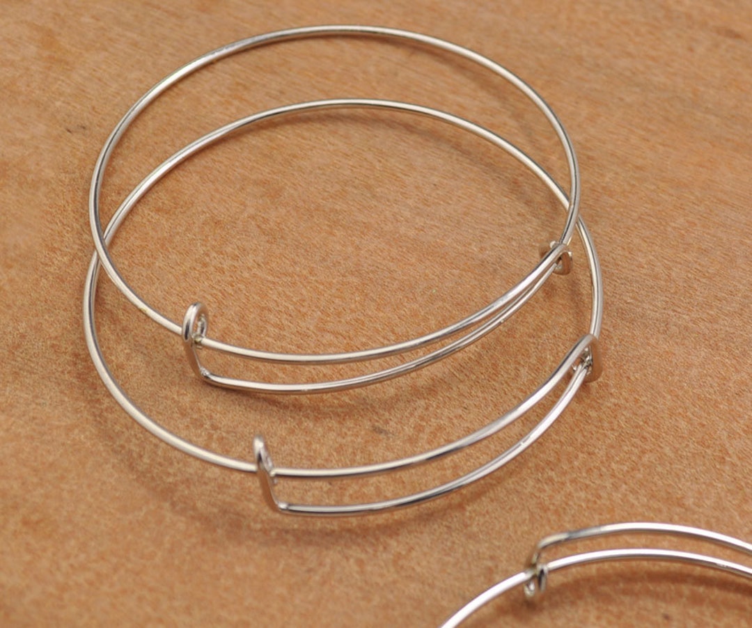 Adjustable Bangle Bracelet,silver Adjustable Bangle Bracelet Blanks ...