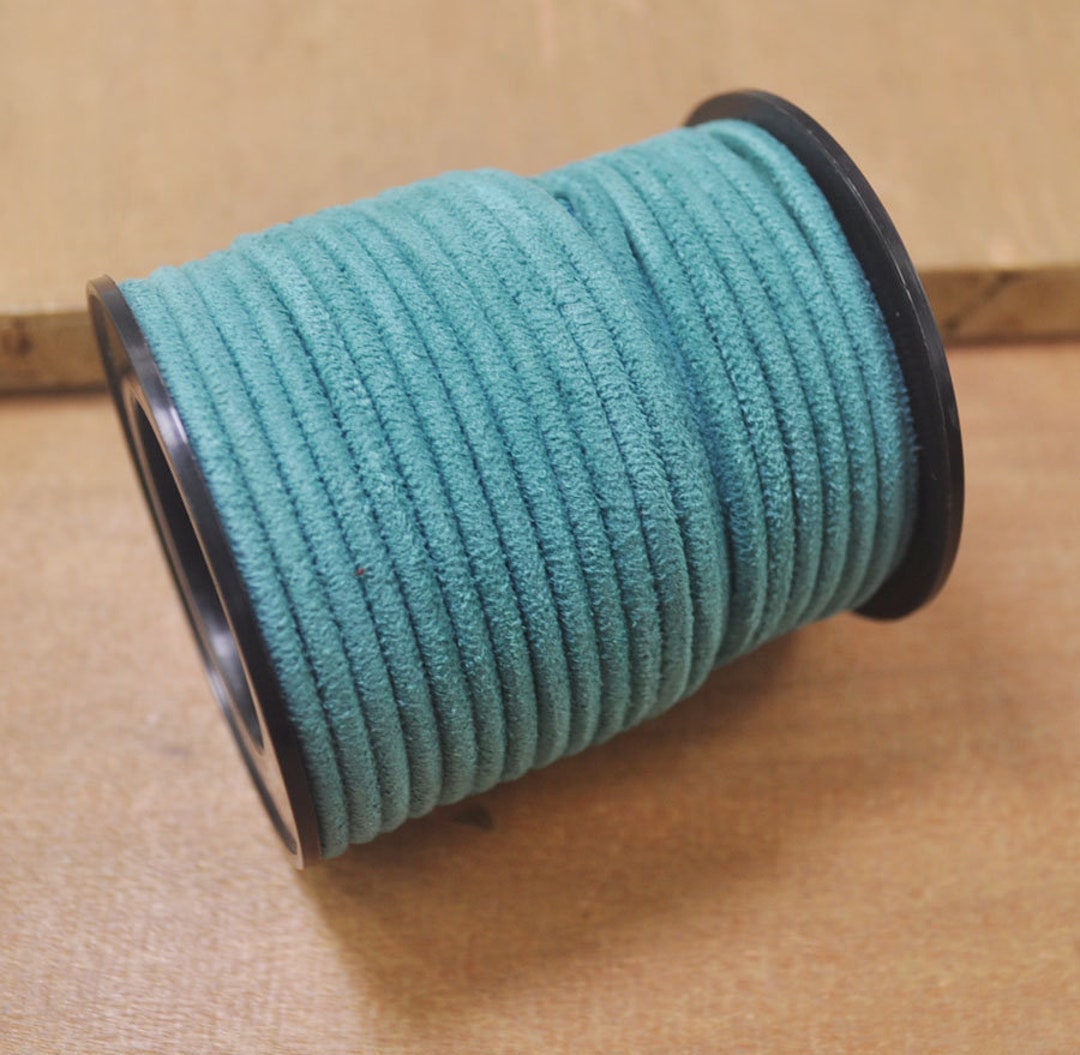 New!round Cord,1/2/3/4/5yards 3mm Mint Turquoise Faux Suede Cord ...