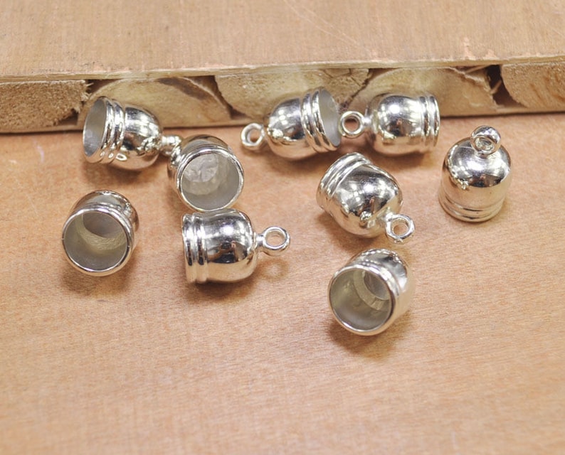 50pcs White K End Capplastic End Captopstring Cord | Etsy