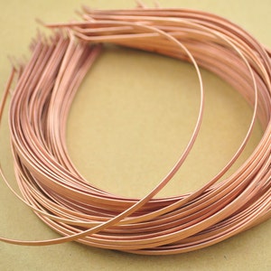 Copper Plated Headbands--100pcs Copper Plated Metal Headbands With Bent ...