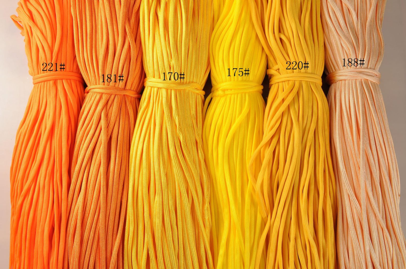 50 Colors Paracord Rope,4mm Braided Cord,craft Paracord, Soft and ...