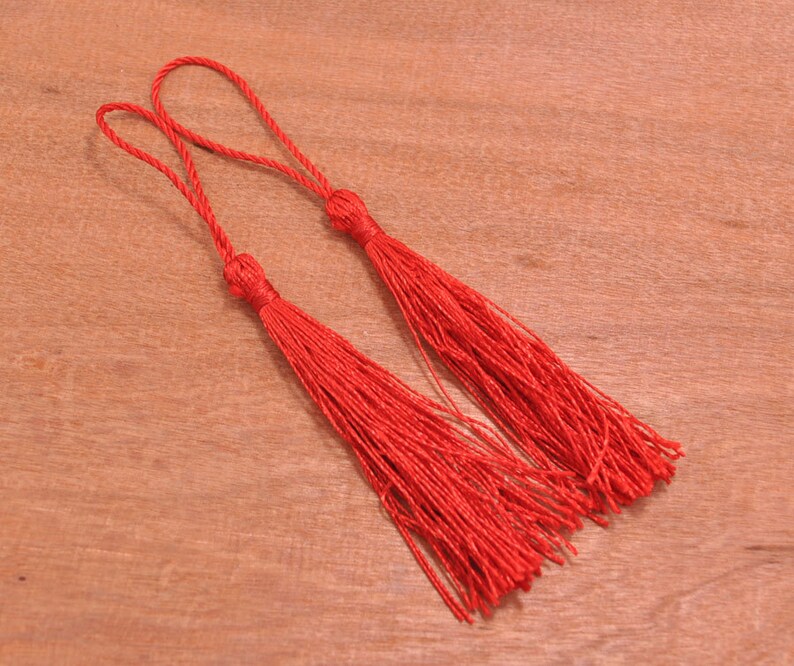 Wholesale Red Tasselssilky Mini Tasselssilk Tasselsatin - Etsy
