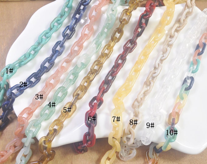 2-50pieces 4.5mm Plastic Chain for Craft 20 Inch Plastic - Etsy