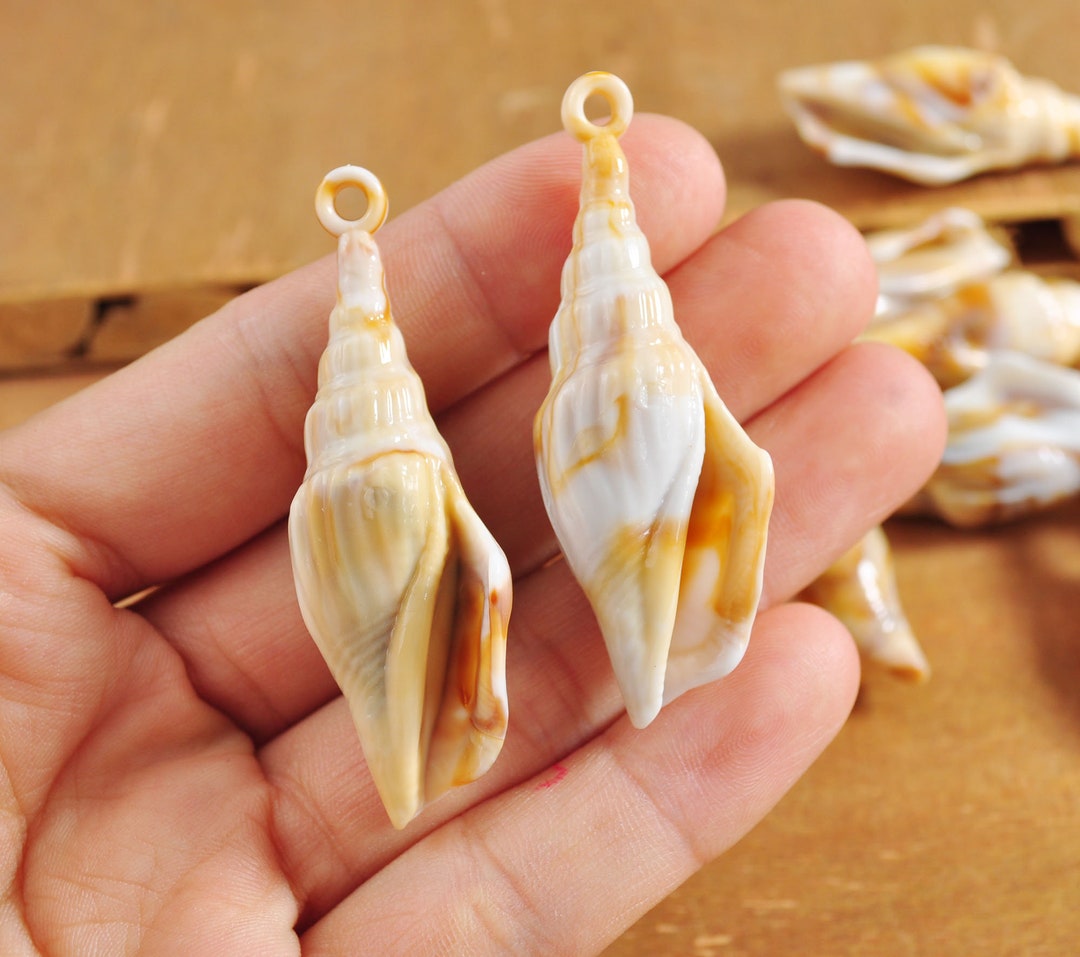 10-50pcs Acrylic Conch Shell Pendant,acrylic Marble Conch Shell, Conch ...