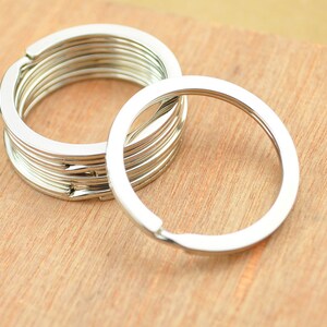 Silver Keychain Ring Clasps,20pcs Wholesale Key Ring Keychain,split Key ...