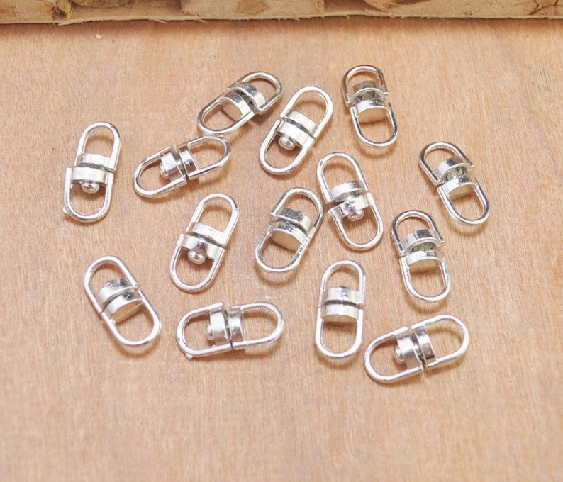 50pcs White K Swivel Key Ring Connectors Perfect for Key Chain - Etsy