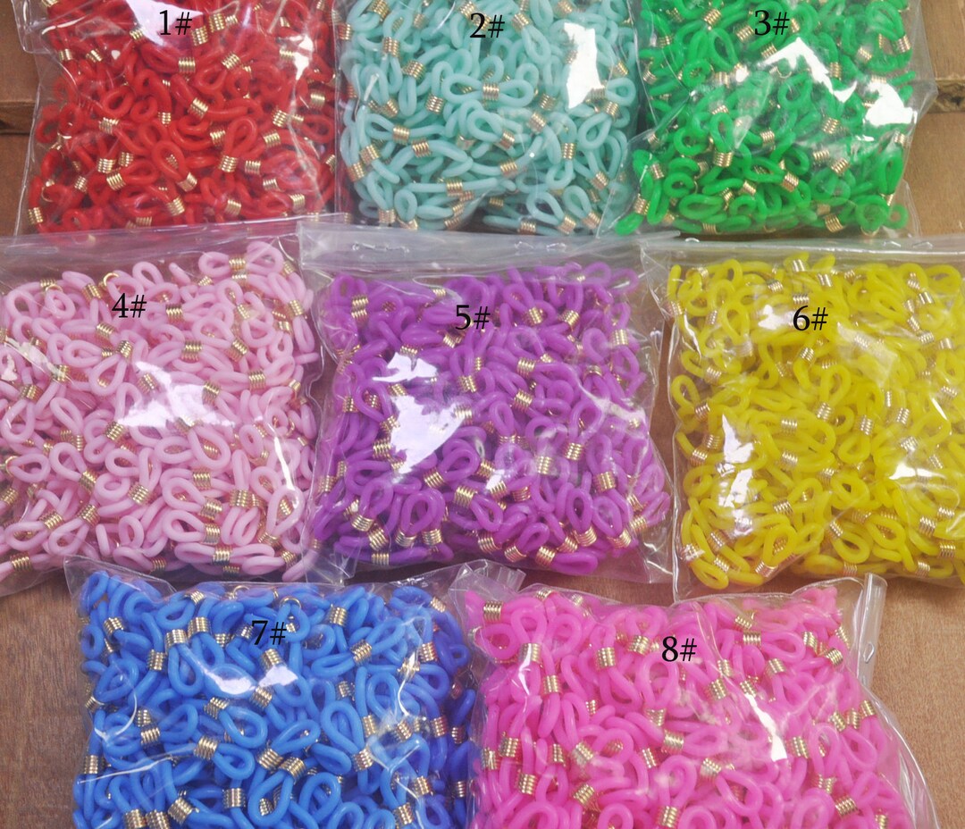 10 Colors Eyeglass Holder,rubber Glasses Chain Holders,20/50pcs Eye ...