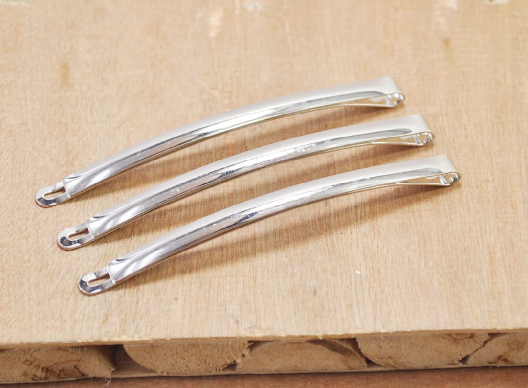 10pcs/20pcs Silver Tone Long PARIS Metal Bobby Pins (extra Long),hair ...