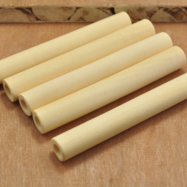 Hollow Wood Tube - Etsy