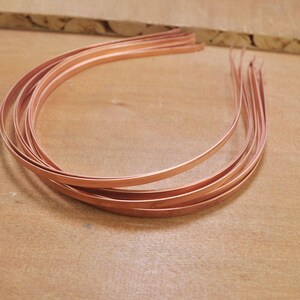 10pcs 6mm Copper Headbands,metal Headband, Plain Headband, Hair Hoop ...