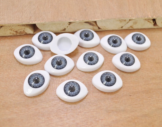 Free Shipping10pair Large Gray Eyeball Cabochonsdoll | Etsy